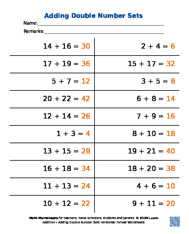 Free Addition Interactive Worksheets For Homeschoolers, Students 